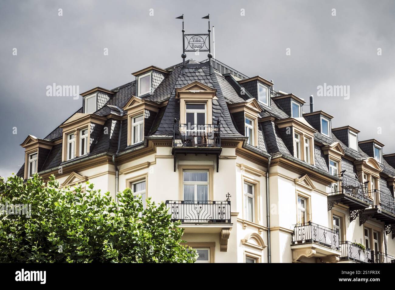 Art Nouveau architecture - Detail of Villa Royal in Art Nouveau style ...
