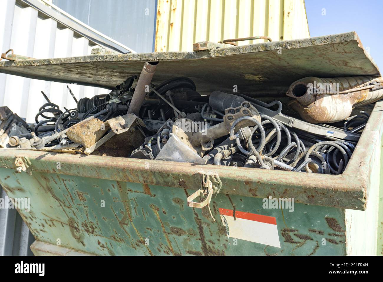 Container iron scrap hi-res stock photography and images - Alamy