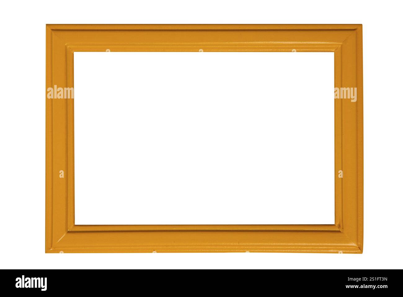Modern photo frame cropped on a white background Stock Photo - Alamy