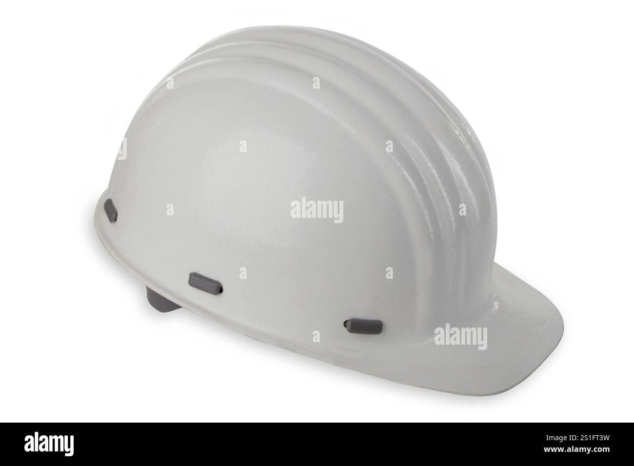 Safety helmet cropped on a white background Stock Photo - Alamy