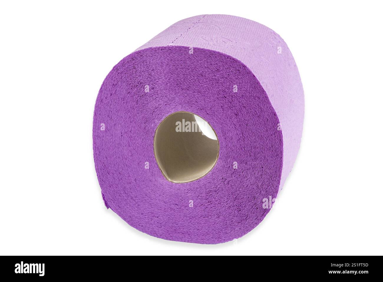Toilet paper cropped on a white background Stock Photo - Alamy