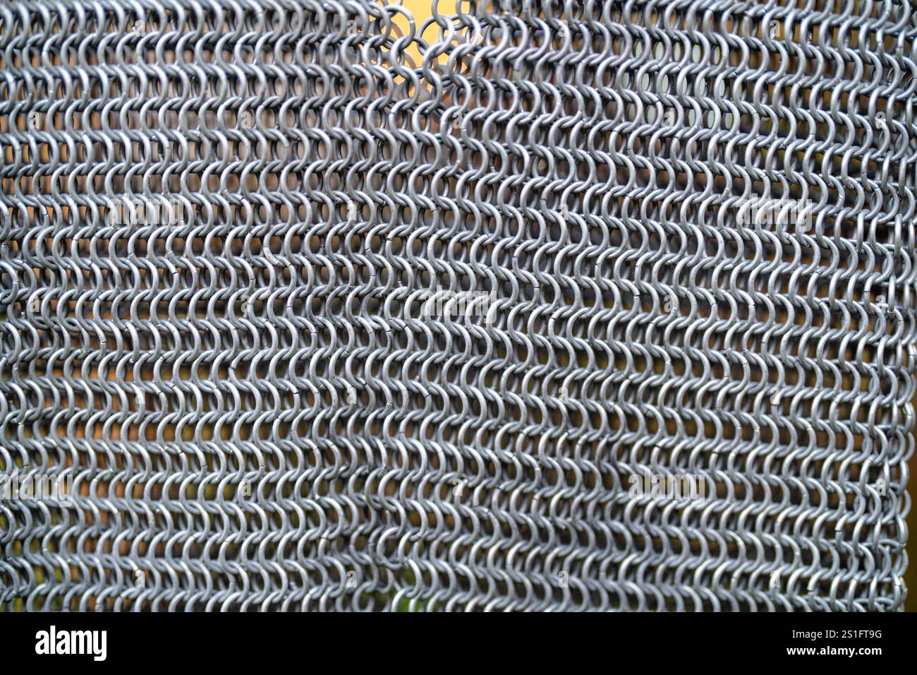 Full frame of texture, closed up of Medieval Chain mail Armor Stock ...