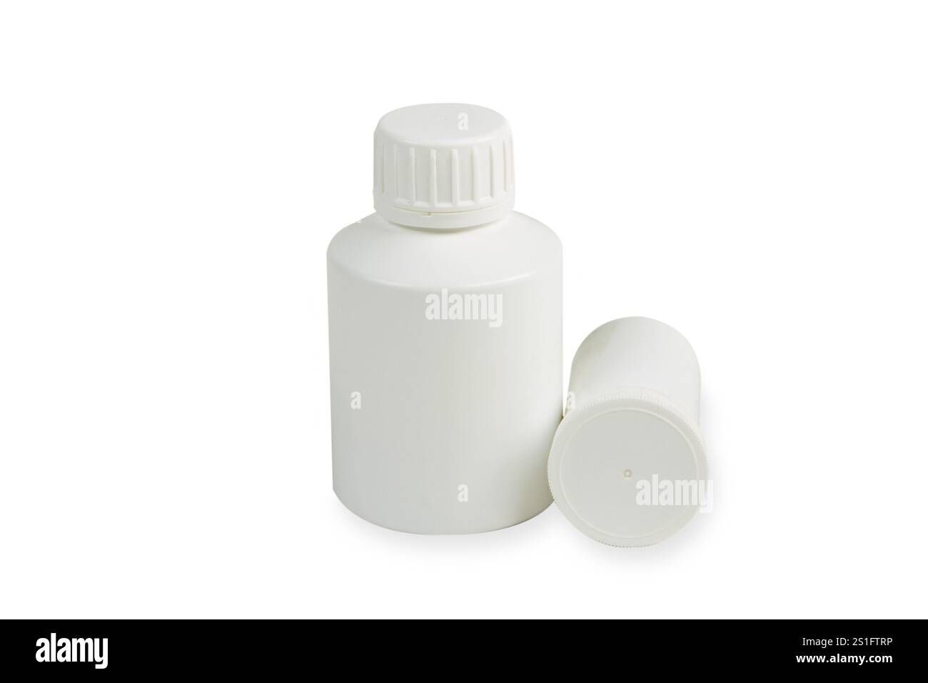 Drug container on a white background Stock Photo - Alamy