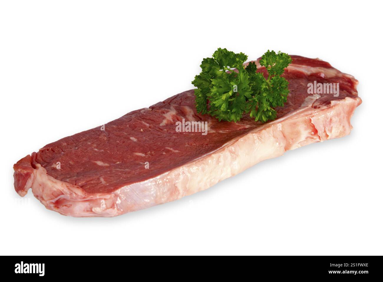 Roasted beef steaks isolated Cut Out Stock Images & Pictures - Alamy