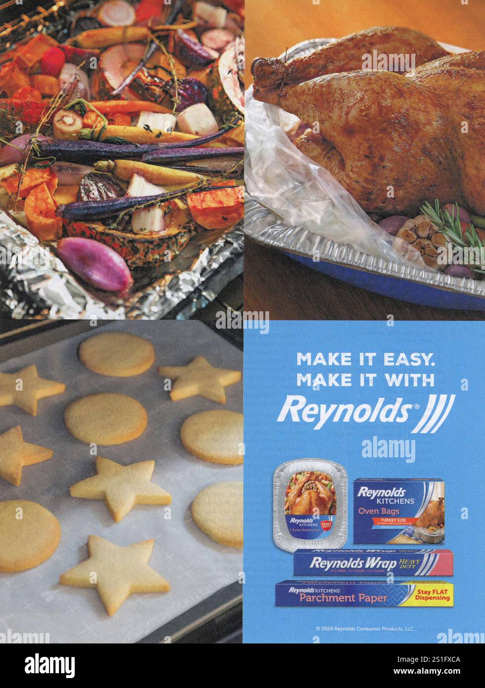 Food and lifestyle magazine advert, 2024, United States Stock Photo - Alamy
