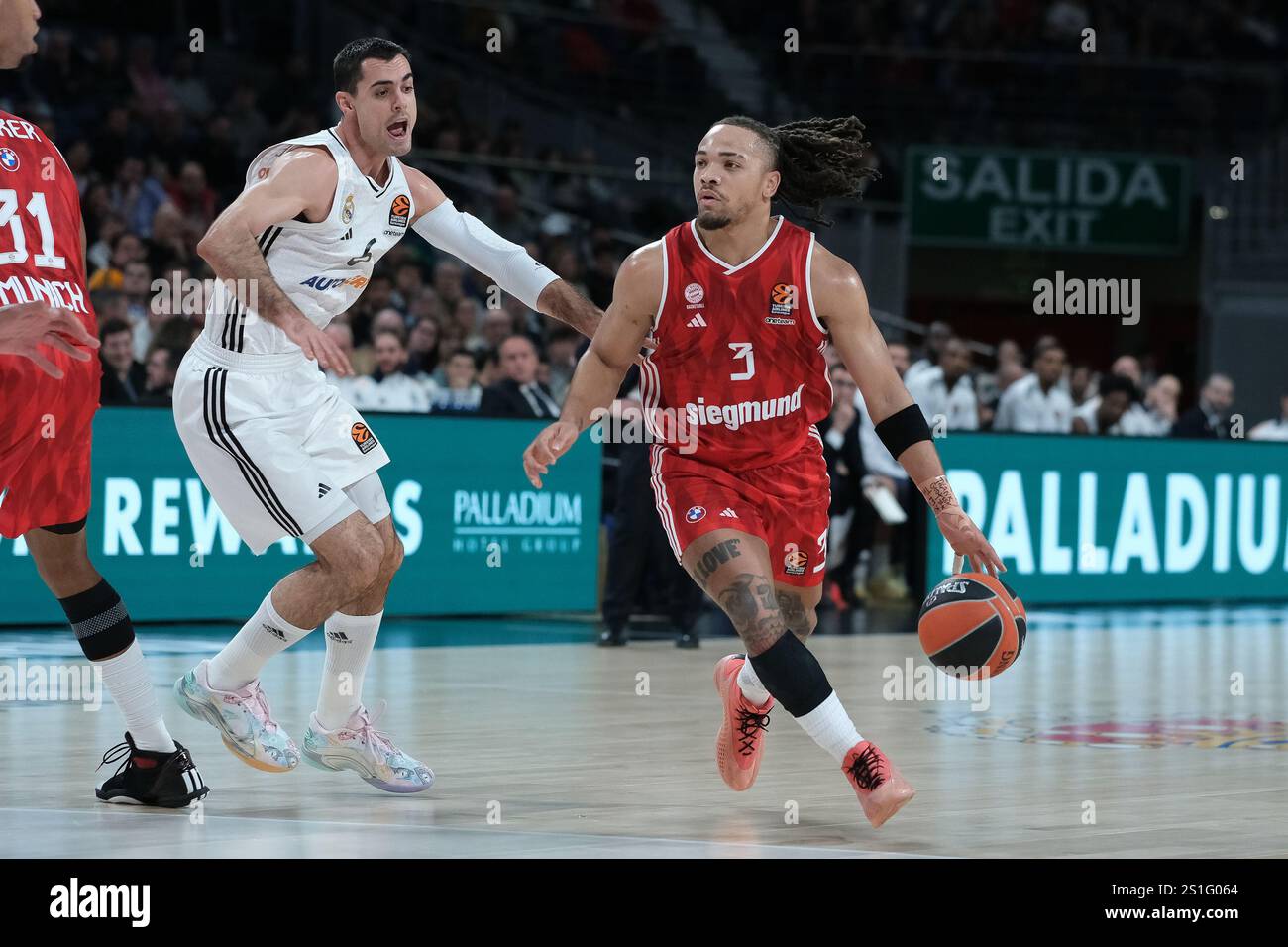 Edwards Carsen FC Bayern Munich during the EuroLeague match between ...