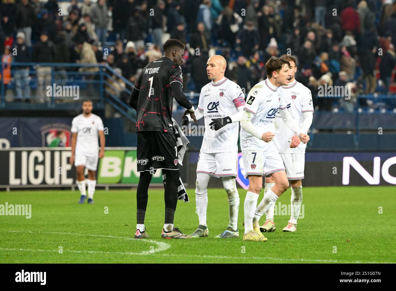 25 Johan GASTIEN (cf63) - 07 Yohann MAGNIN (cf63) during the Ligue 2 ...