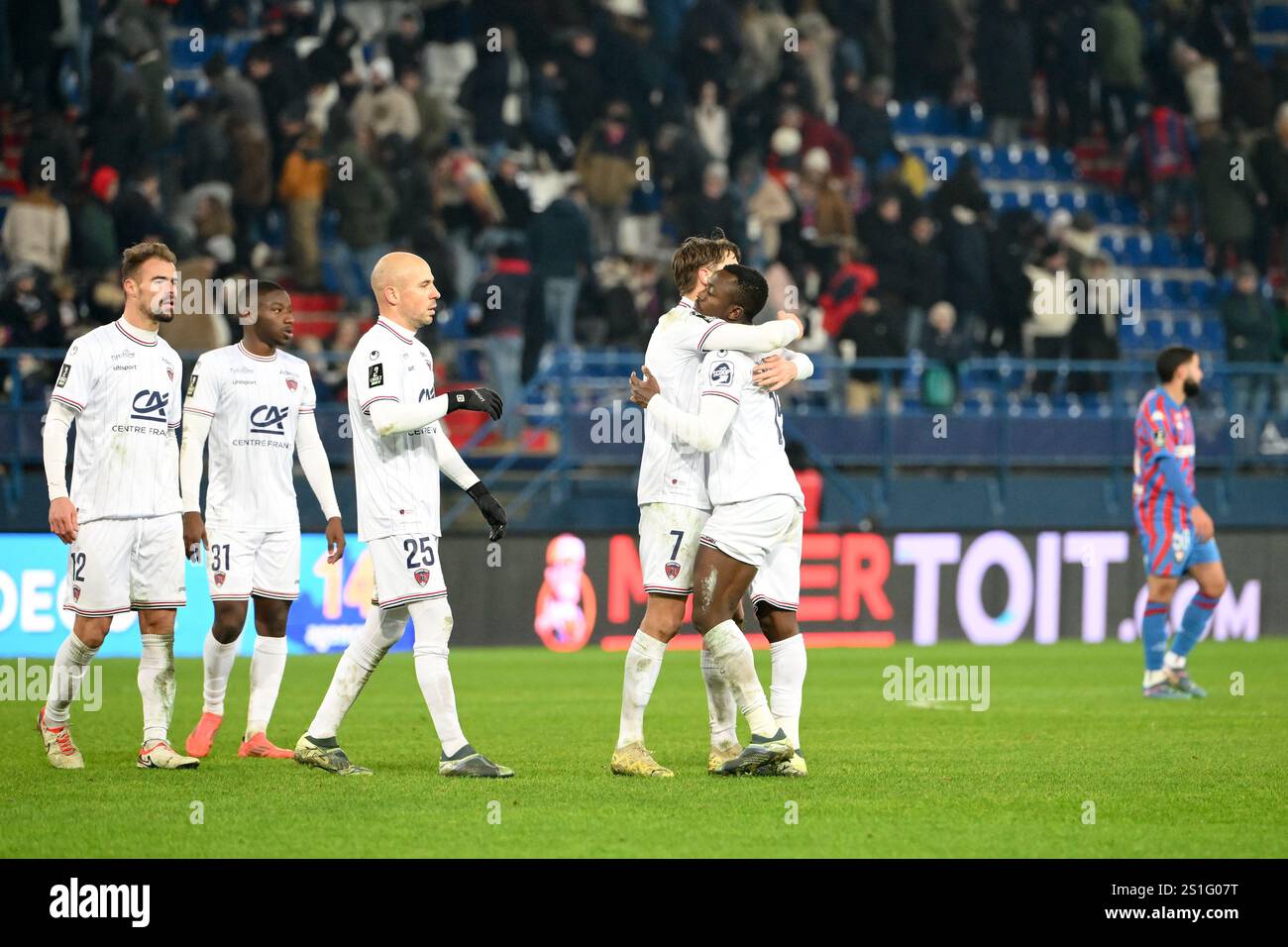 12 Damien DA SILVA (cf63) - 25 Johan GASTIEN (cf63) - 15 Cheick Oumar KONATE (cf63) during the ...