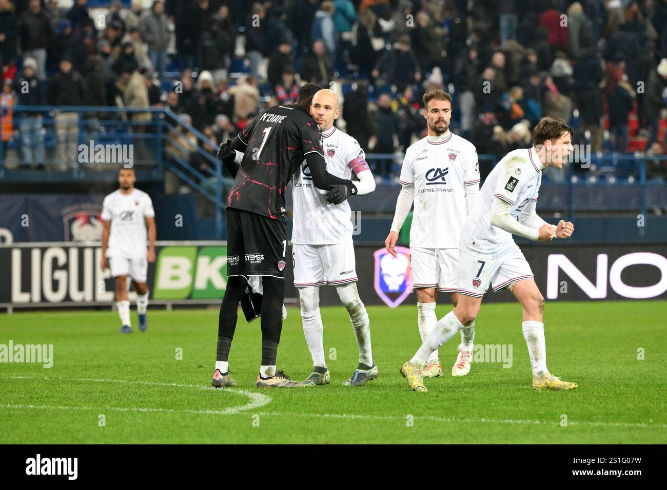 25 Johan GASTIEN (cf63) - 07 Yohann MAGNIN (cf63) during the Ligue 2 ...