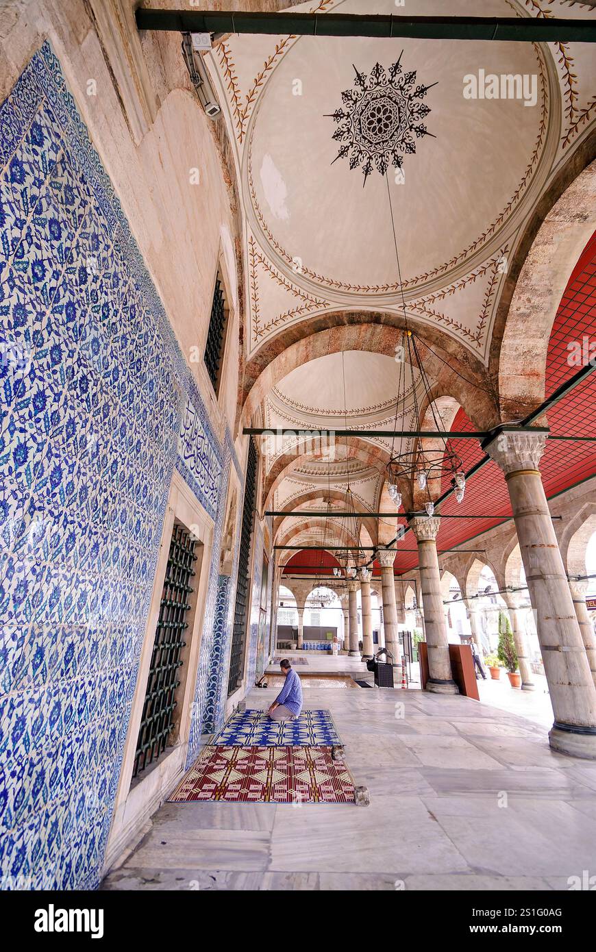 ISTANBUL, Turkey — The Rustem Pasha Mosque, constructed in 1563, showcases one of the finest ...