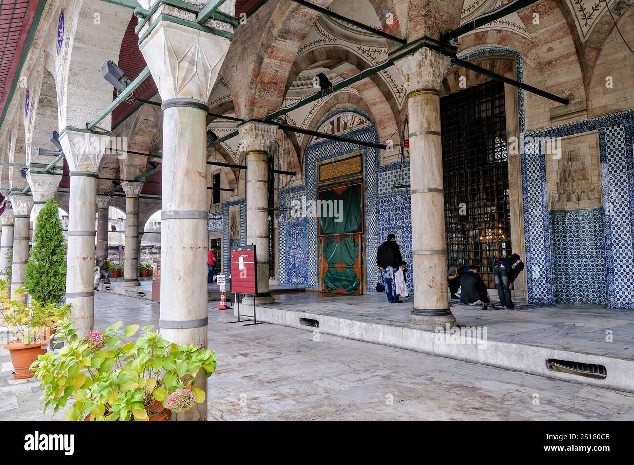 ISTANBUL, Turkey — The Rustem Pasha Mosque, constructed in 1563, showcases one of the finest ...