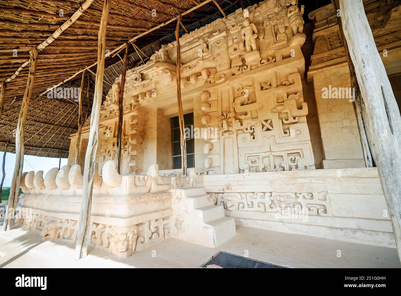 Ekʼ Balam Sak Xok Naah Stucco Facade Mexico // EKʼ BALAM, Mexico — The ...