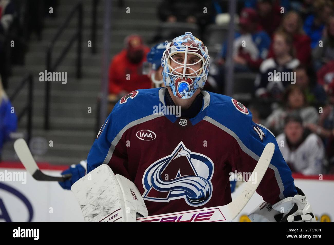Colorado Avalanche goaltender Scott Wedgewood (41) in the second period ...