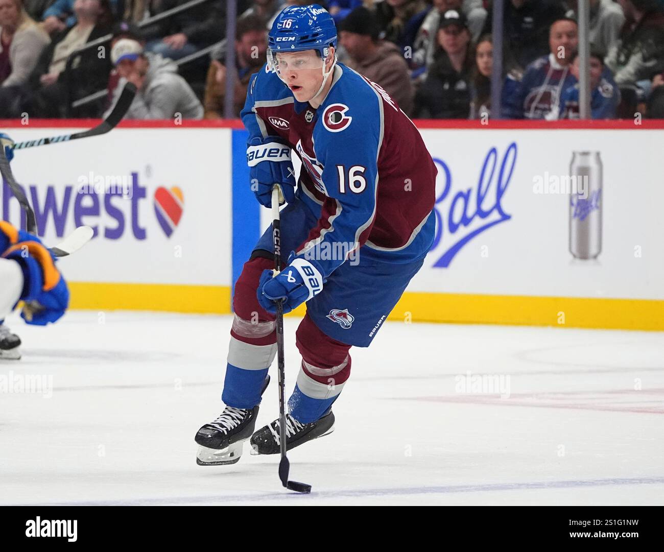 Colorado Avalanche center Juuso Parssinen (16) in the third period of ...