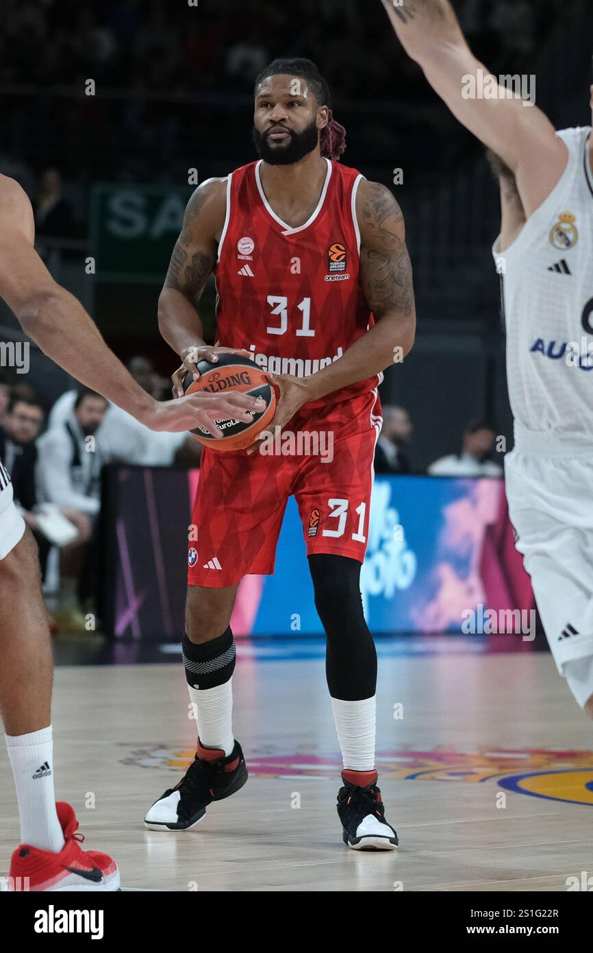 Madrid, Spain. 03rd Jan, 2025. Booker Devin FC Bayern Munich during the ...
