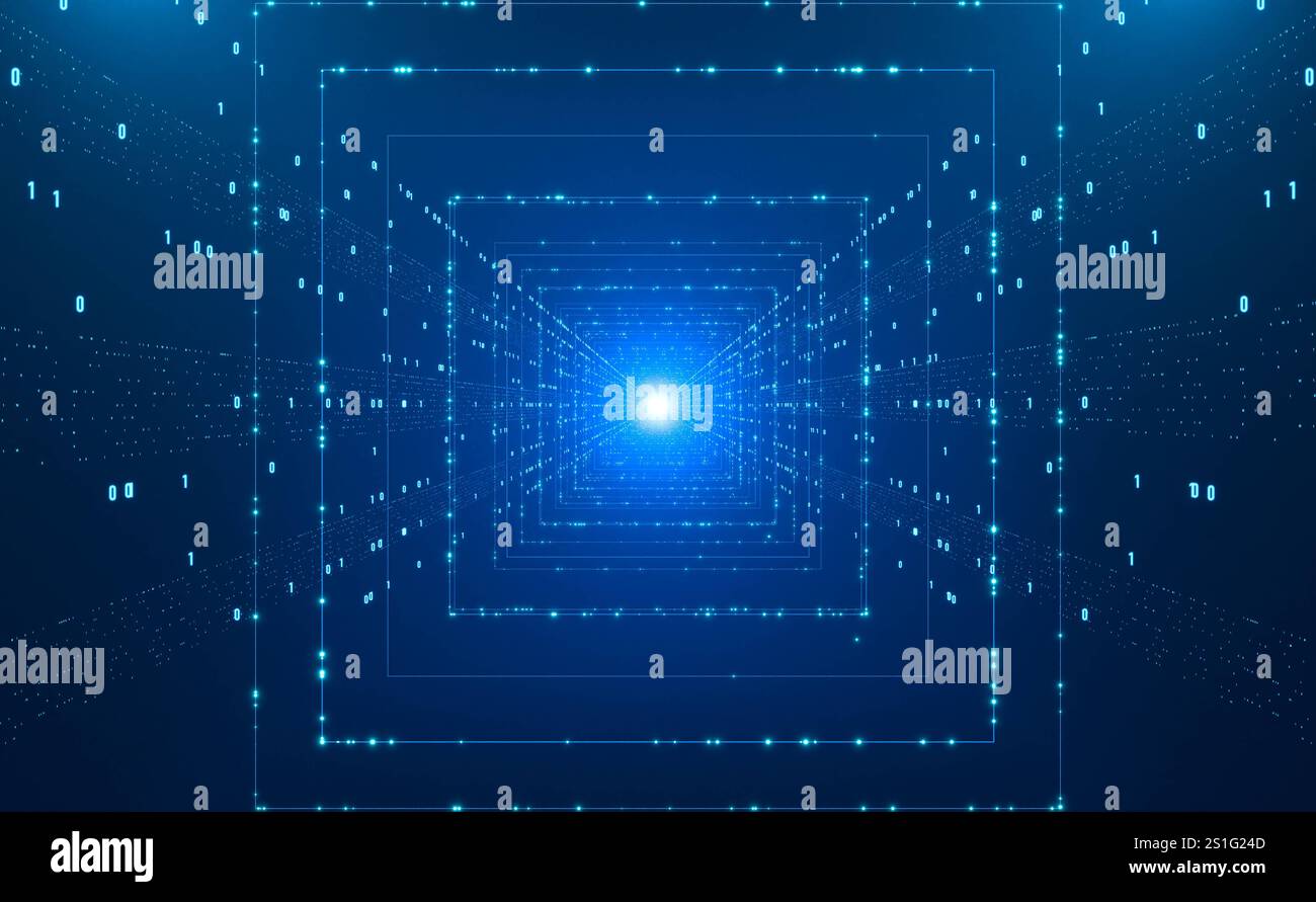 Abstract virtual realtiy, wire frame with binary codes. Abstract virtual realtiy, wire frame ...