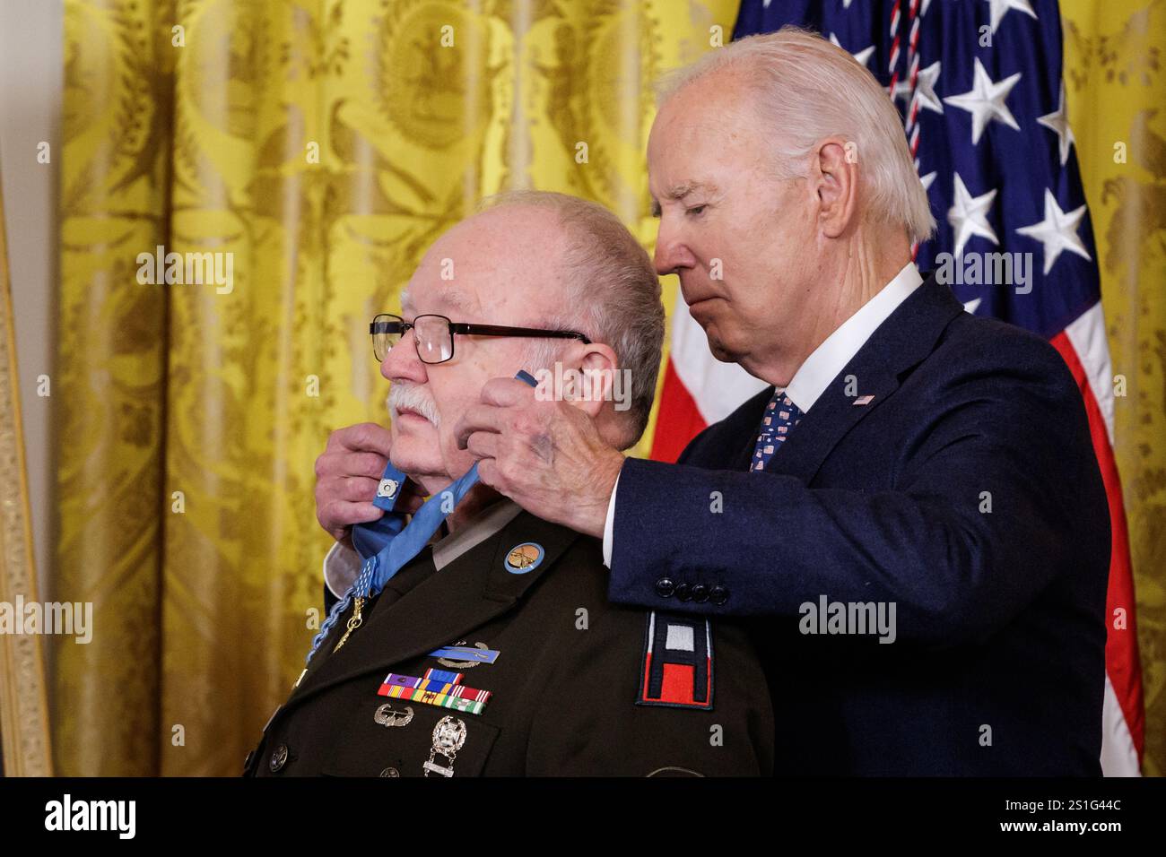 Washington, United States. 03rd Jan, 2025. President Joe Biden presents ...