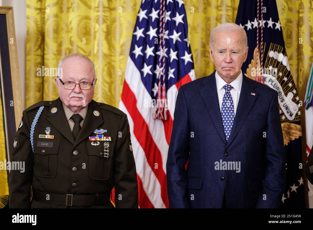Washington, United States. 03rd Jan, 2025. President Joe Biden presents ...