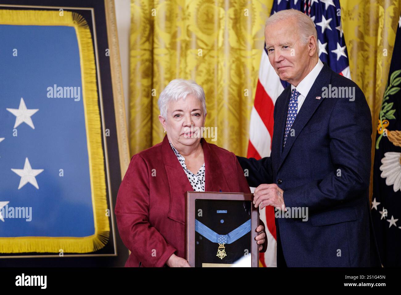 Washington, United States. 03rd Jan, 2025. President Joe Biden presents ...