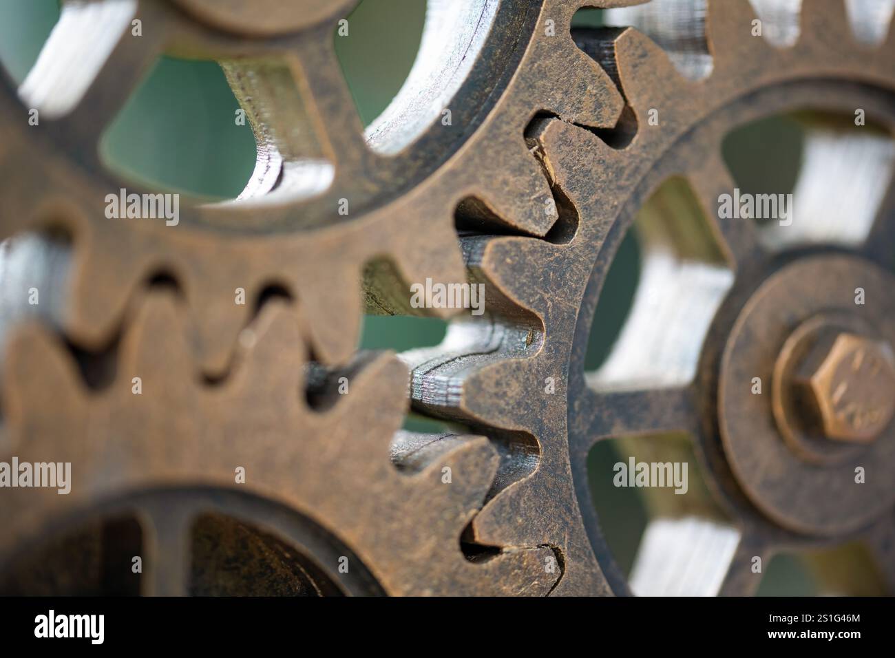 close up macro of engine gear wheels background Stock Photo - Alamy