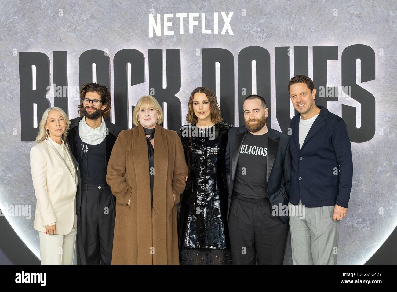 Cast and guests attend the Black Doves premiere Featuring: Jane ...