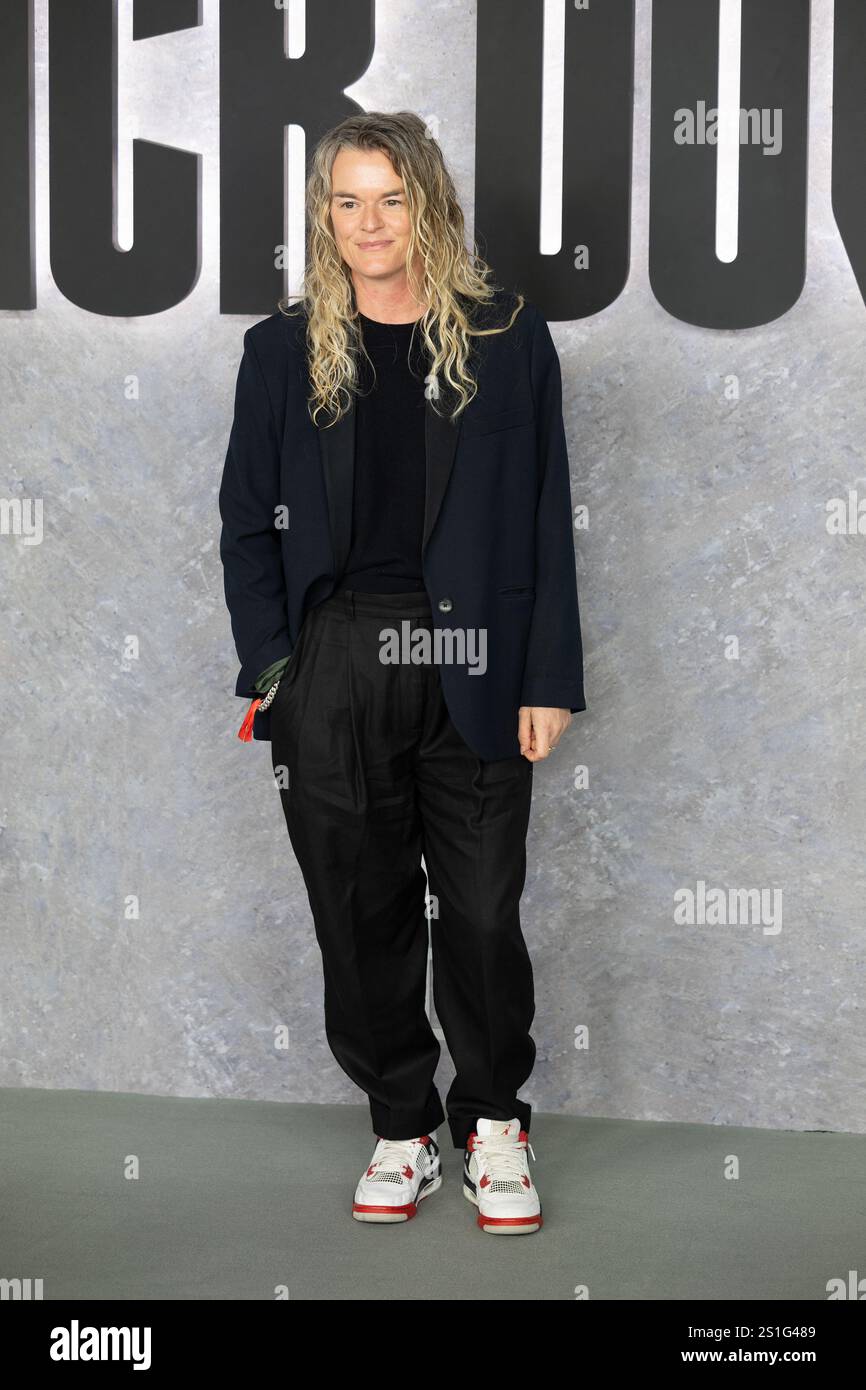 Cast and guests attend the Black Doves premiere Featuring: Lisa Gunning ...