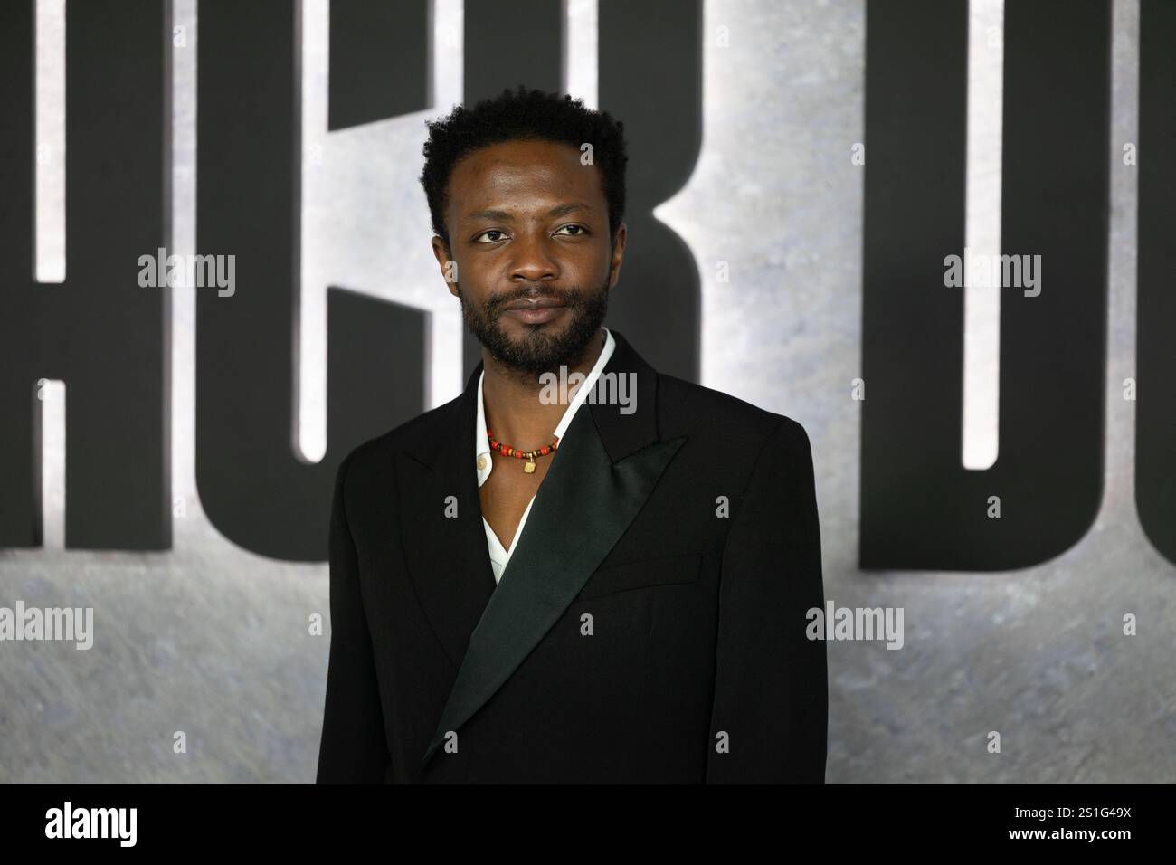 Cast and guests attend the Black Doves premiere Featuring: Omari ...