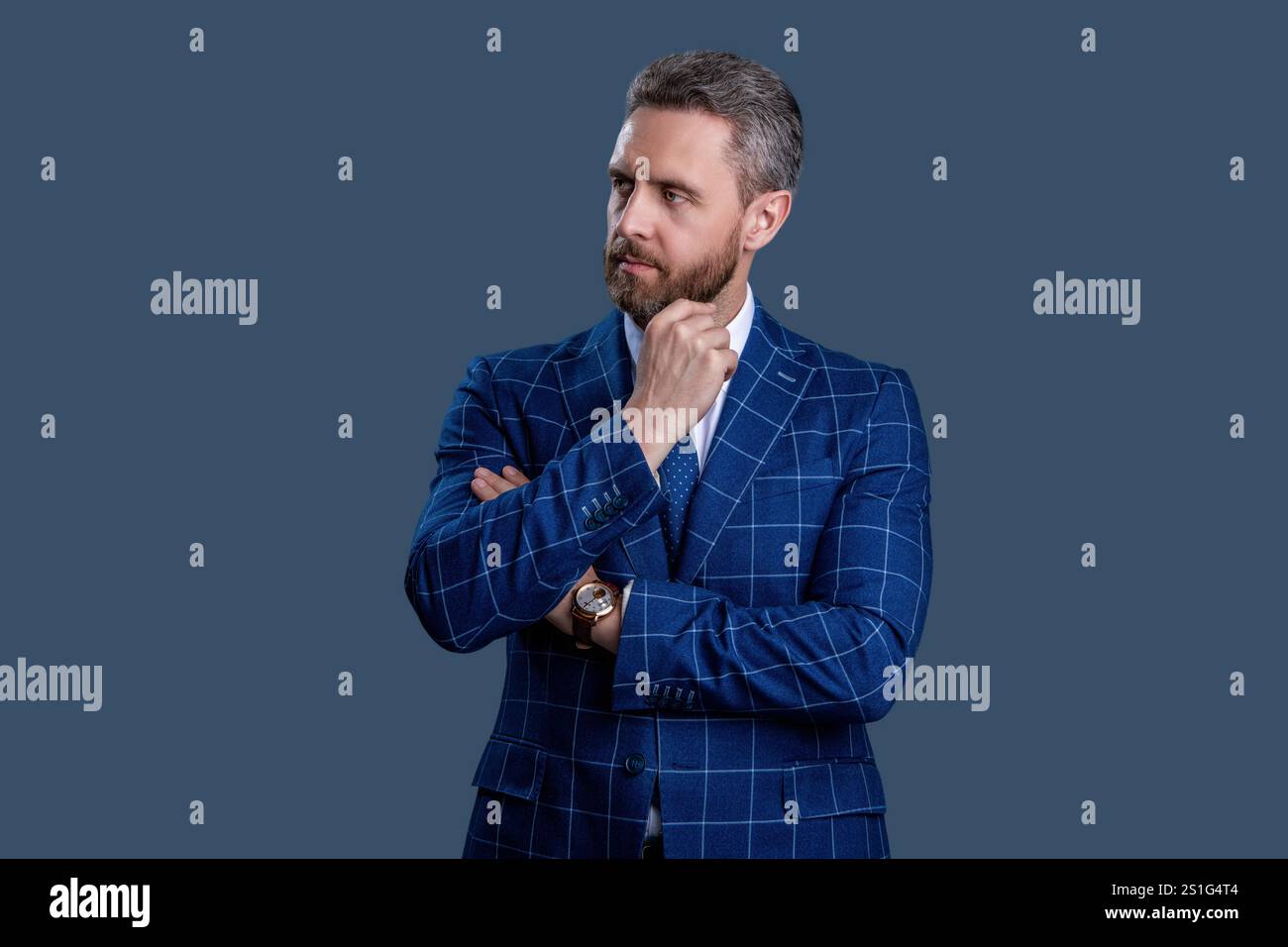 Business success. Professional leader CEO. Businessman wearing formal ...