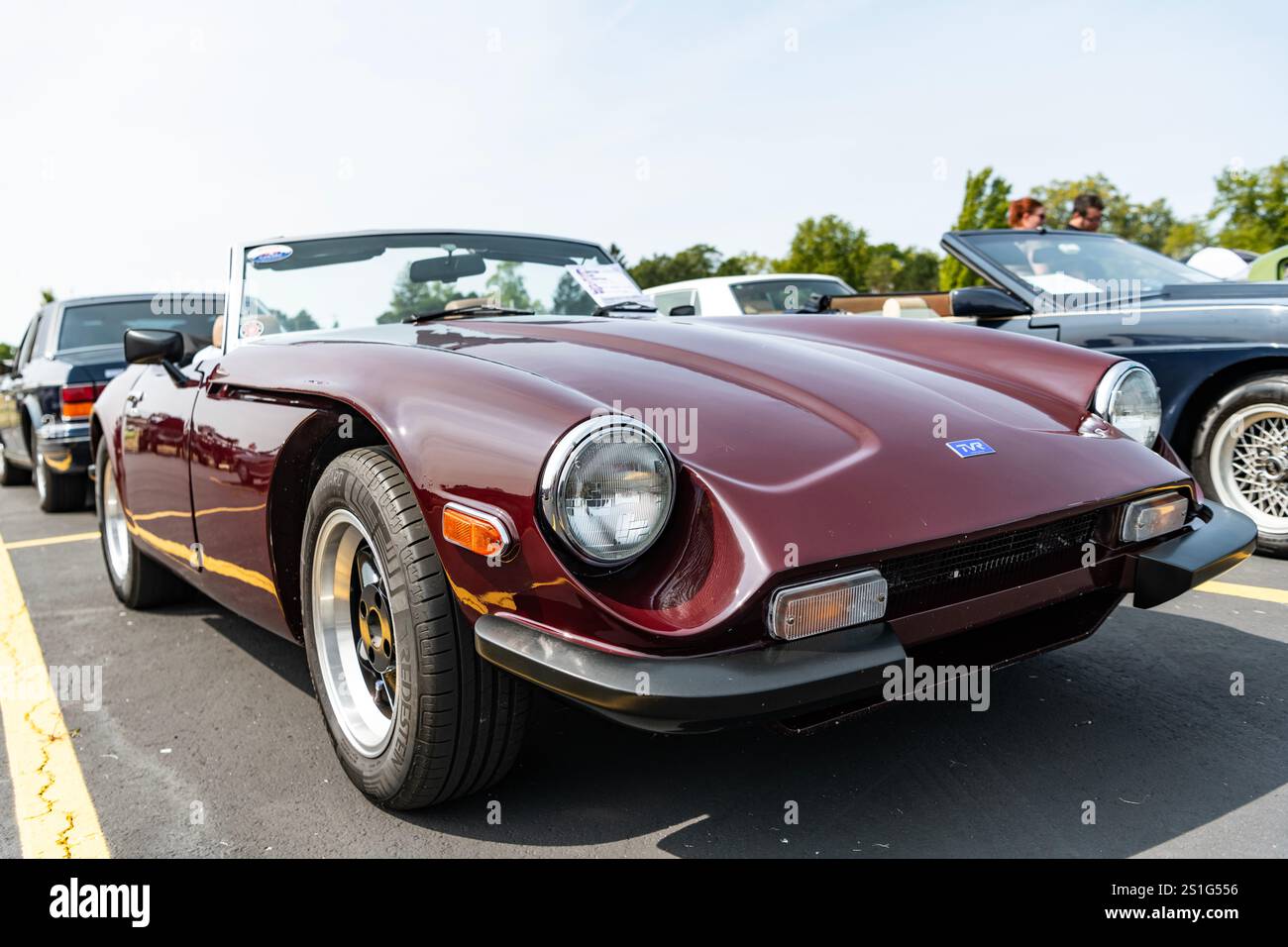 Chicago, Illinois, USA - September 08, 2024: TVR 3000 S series retro ...