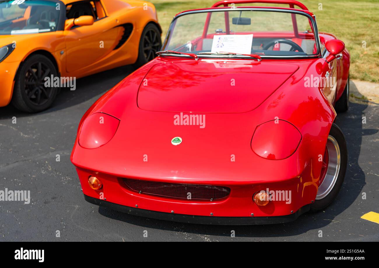 Chicago, Illinois, USA - September 08, 2024: Lotus Elan sportscar ...