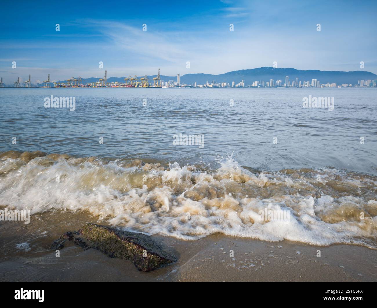 Beach at Pulau Pinang Stock Photo - Alamy