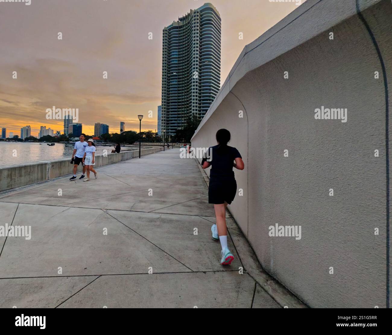 Penang Gurney Drive Park Stock Photo - Alamy
