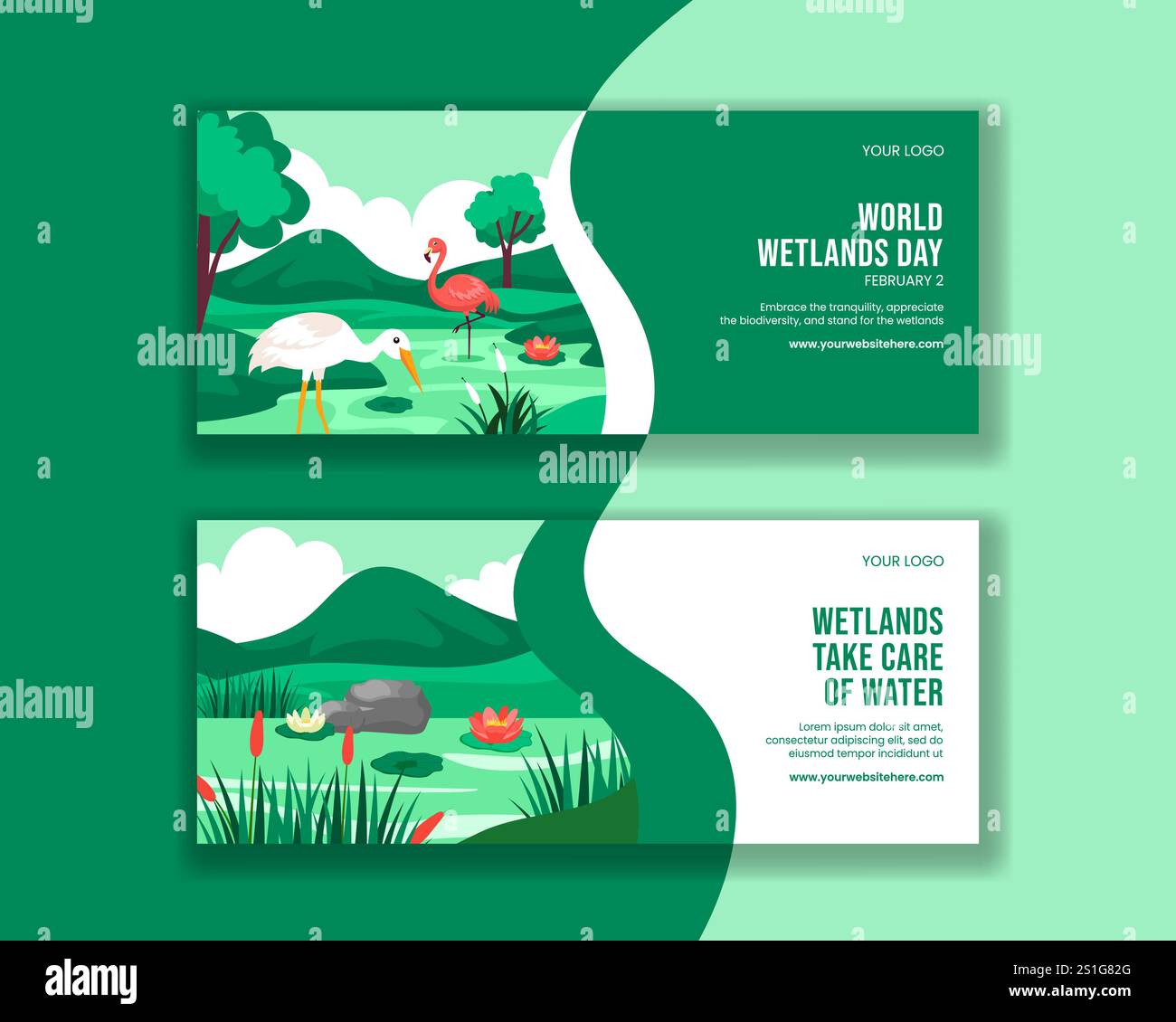 Wetland ecosystem bird Stock Vector Images - Alamy