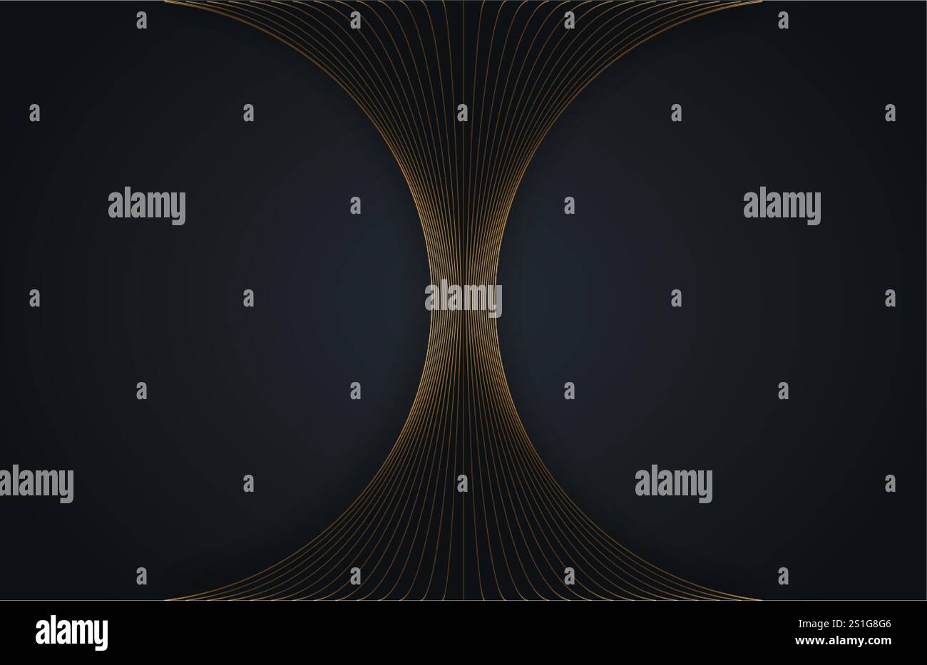 Black luxury golden curved Stock Vector Images - Alamy