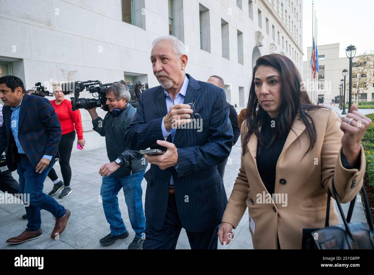 Los Angeles, California, USA. 3rd Jan, 2025. Attorneys Mark Geragos ...