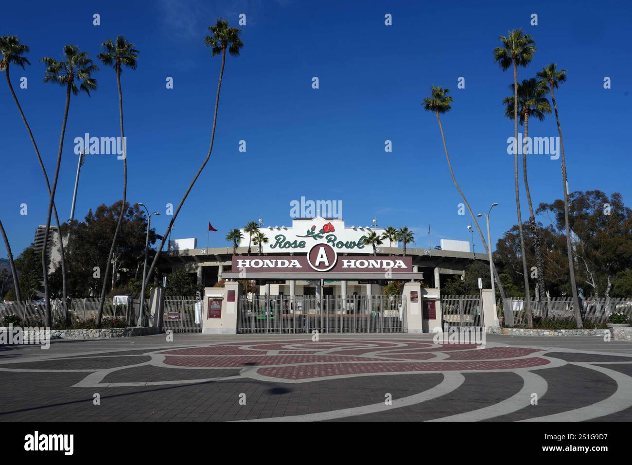 Pasadena, United States. 03rd Jan, 2025. A general overall aerial view ...