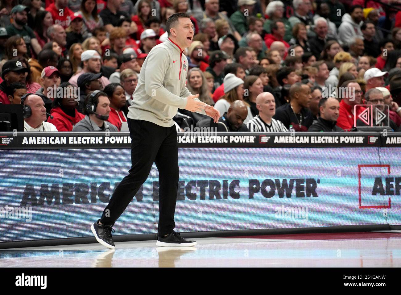 COLUMBUS, OH - JANUARY 03: Ohio State Buckeyes head coach Jake Diebler ...