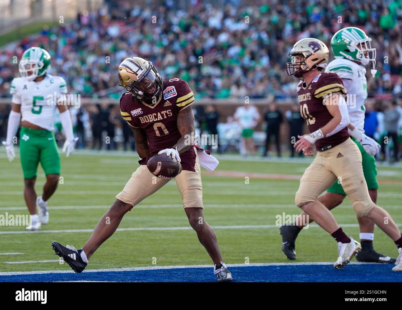 Dallas, Texas, USA. 3rd Jan, 2025. Texas State wide receiver JADEN ...