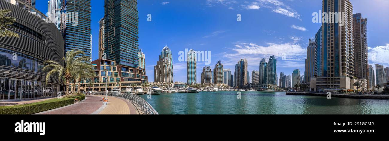 Dubai Marina, A Scenic Waterfront Skyline of Modern Luxury and High ...