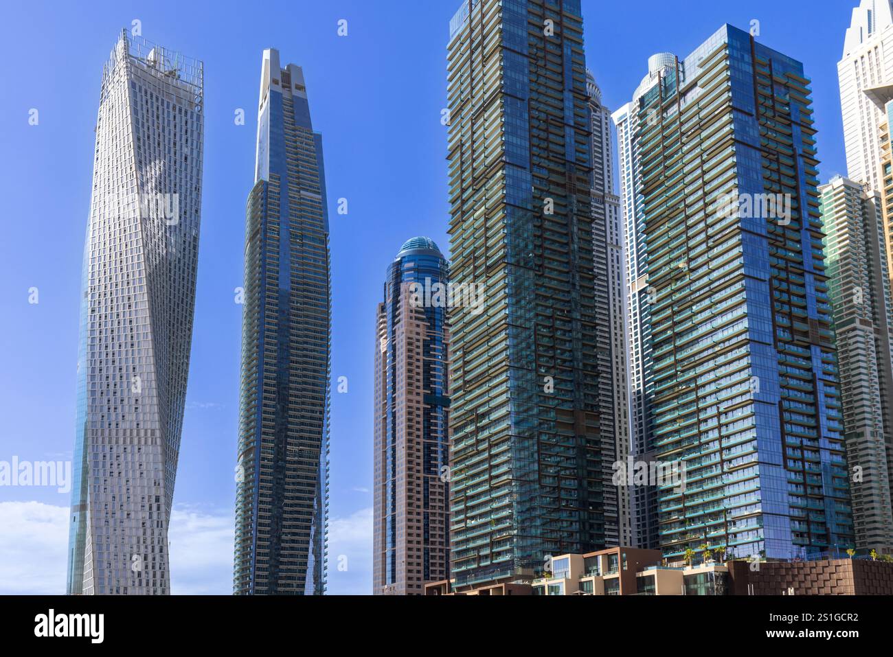Dubai Marina, A Scenic Waterfront Skyline of Modern Luxury and High ...