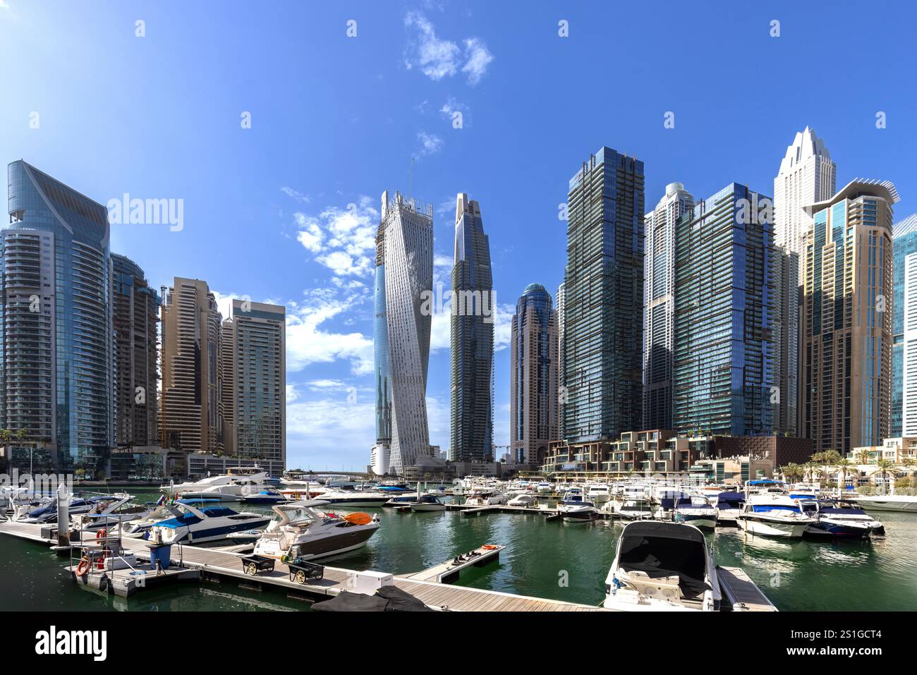 Dubai Marina, A Scenic Waterfront Skyline of Modern Luxury and High ...