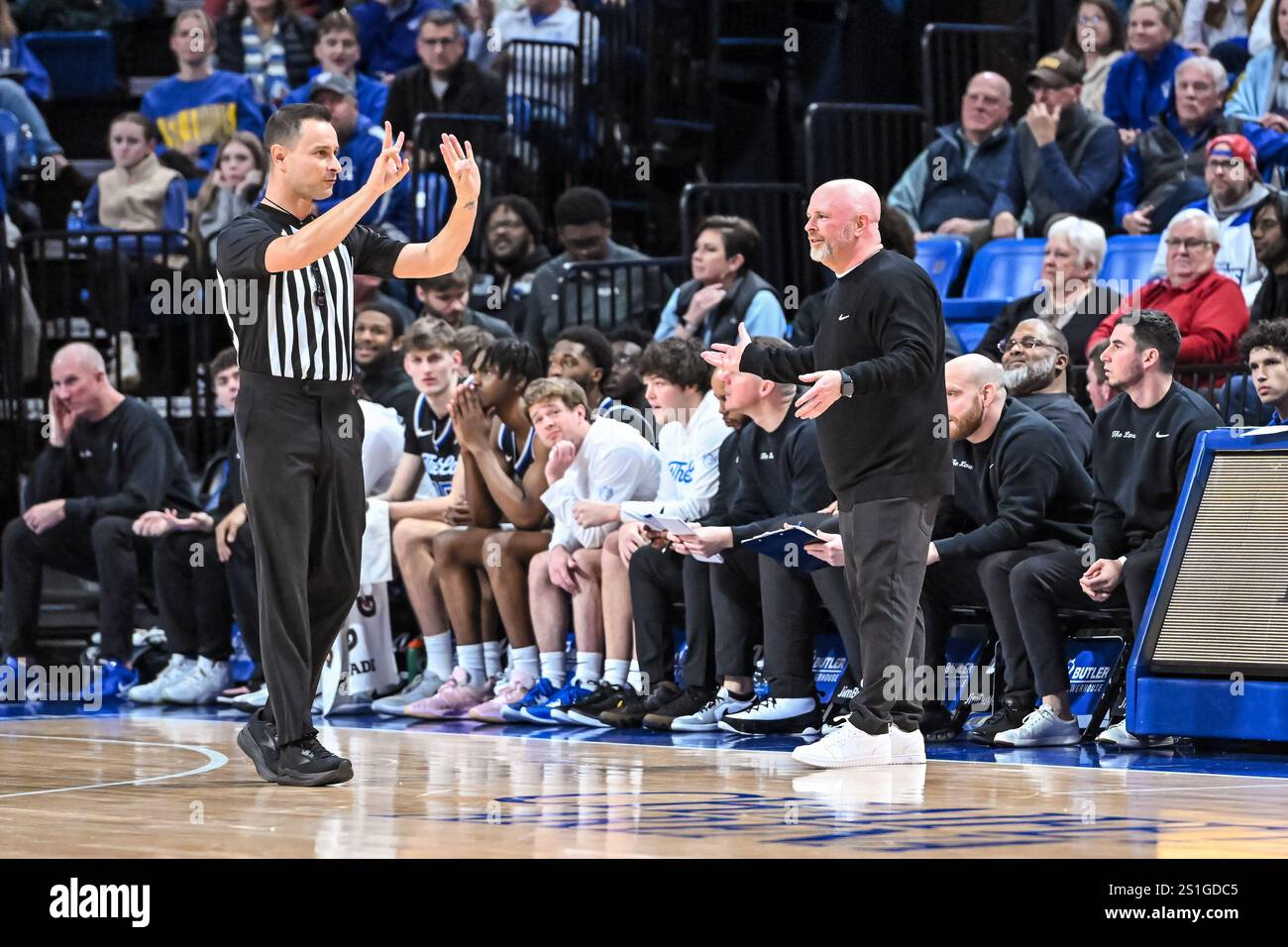 JANUARY 03, 2025: Saint Louis Billikens Head Coach Josh Schertz ...