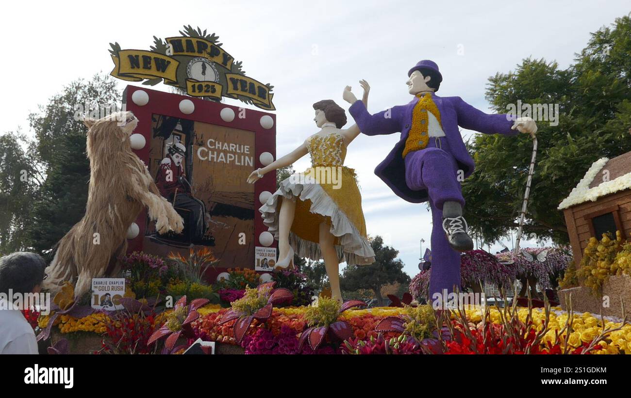 Pasadena, California, USA 3rd January 2025 at 2025 Charlie Chaplin ...