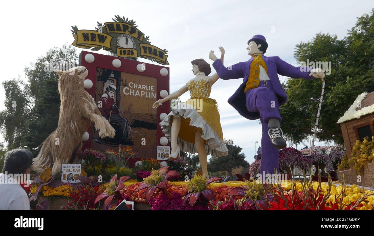 Pasadena, California, USA 3rd January 2025 at 2025 Charlie Chaplin ...