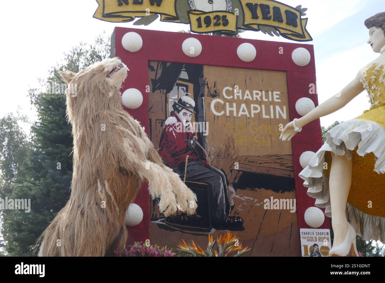Pasadena, California, USA 3rd January 2025 at 2025 Charlie Chaplin ...