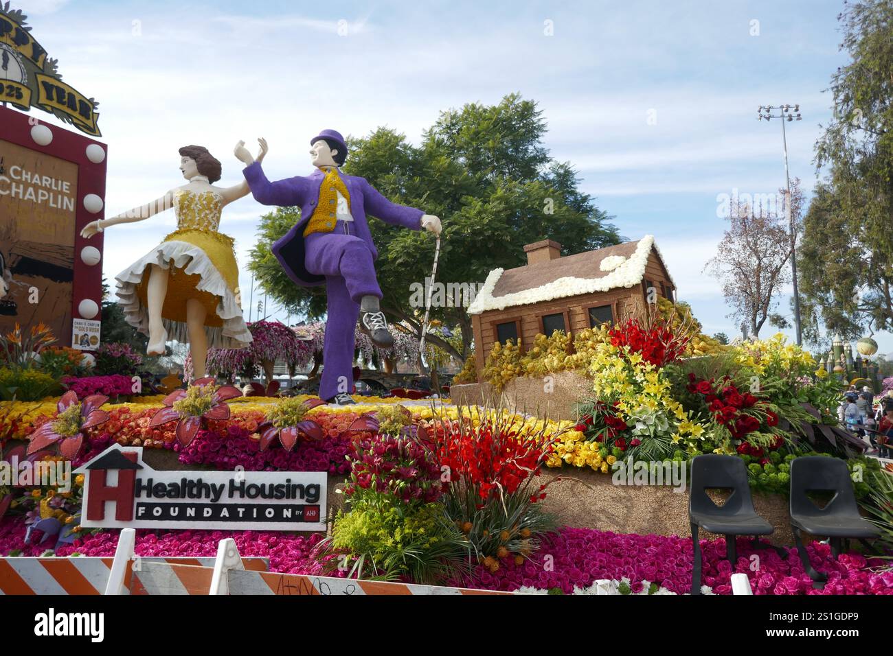 Pasadena, California, USA 3rd January 2025 at 2025 Charlie Chaplin ...