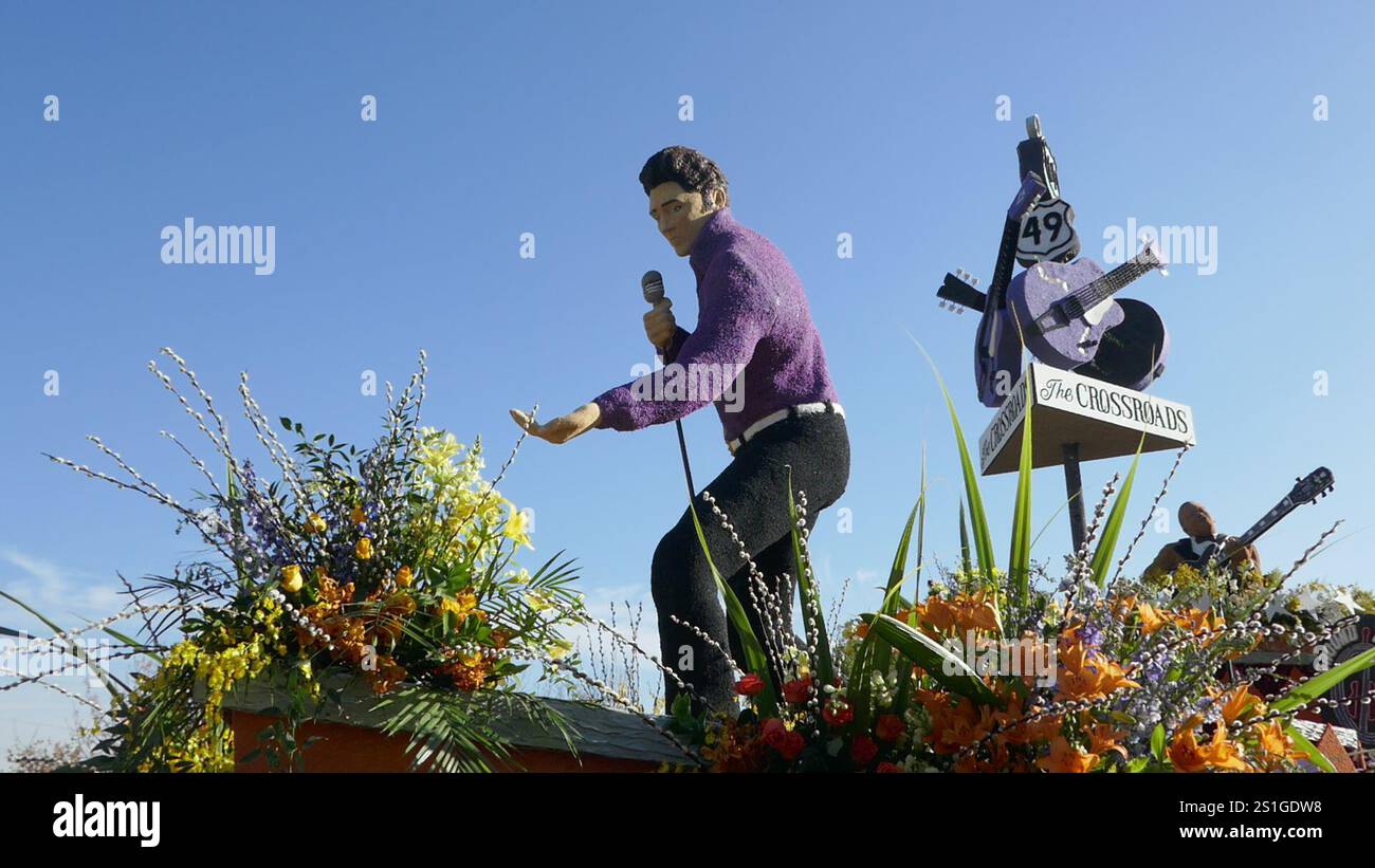 Pasadena, California, USA 3rd January 2025 at 2025 Elvis Presley Float ...