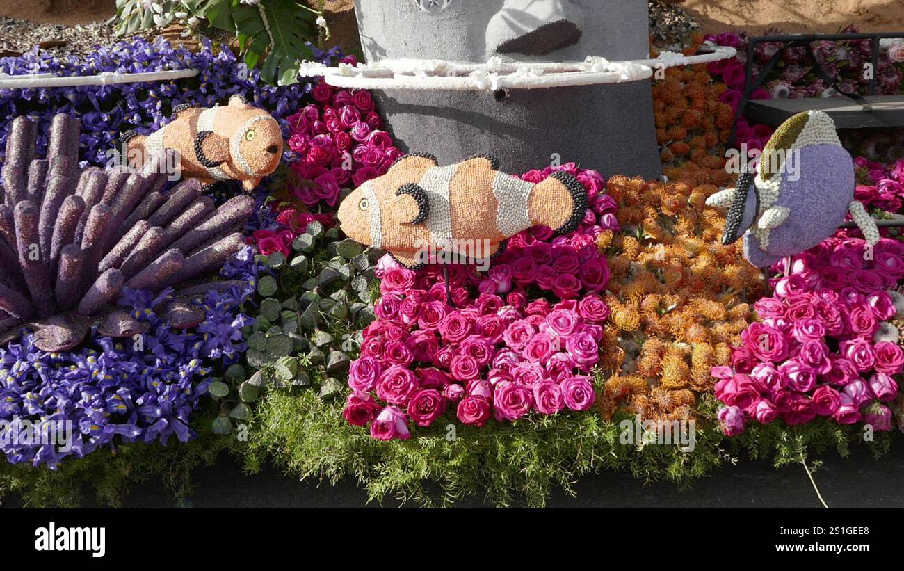Pasadena, California, USA 3rd January 2025 at 2025 Fish and Flowers on ...