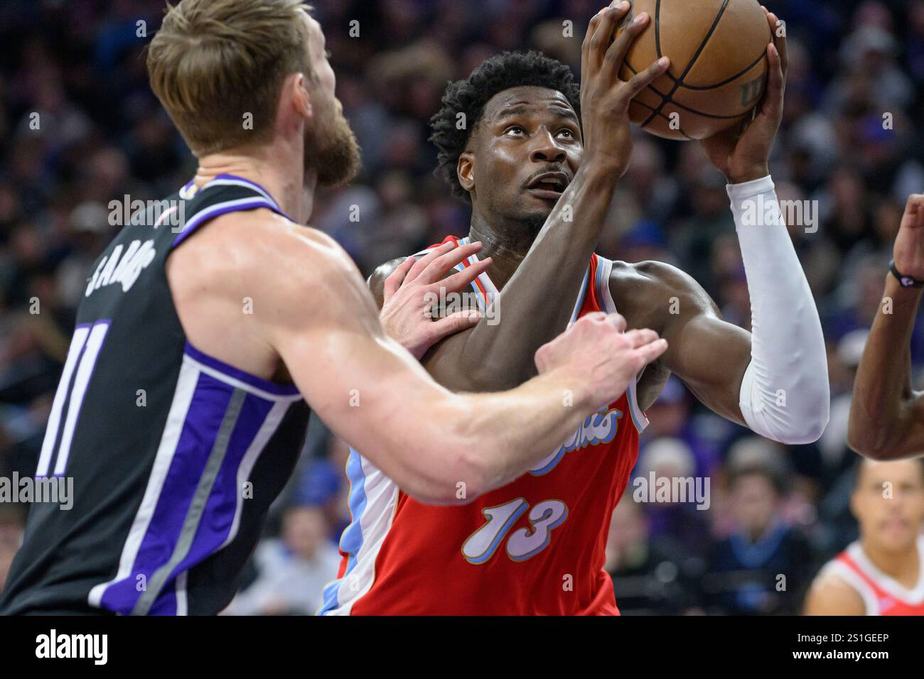Memphis Grizzlies forward Jaren Jackson Jr. (13) drives past Sacramento ...