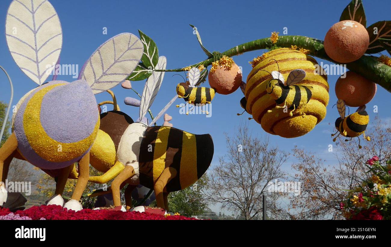 Pasadena, California, USA 3rd January 2025 at 2025 Bees on Float at ...